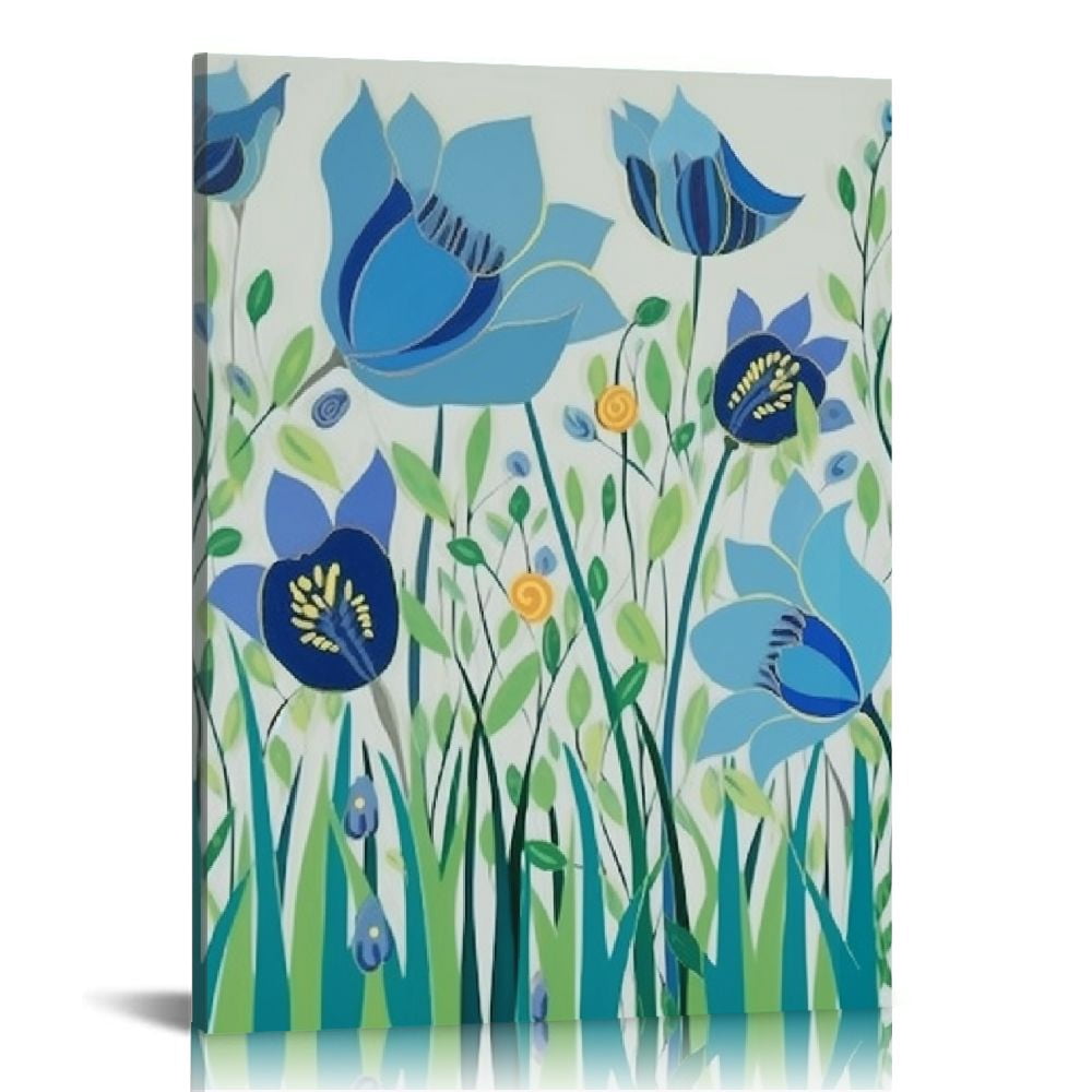 GOSMITH Tin Signs Plant Wall Art Tokyo Flower Market Flower Wall Art ...