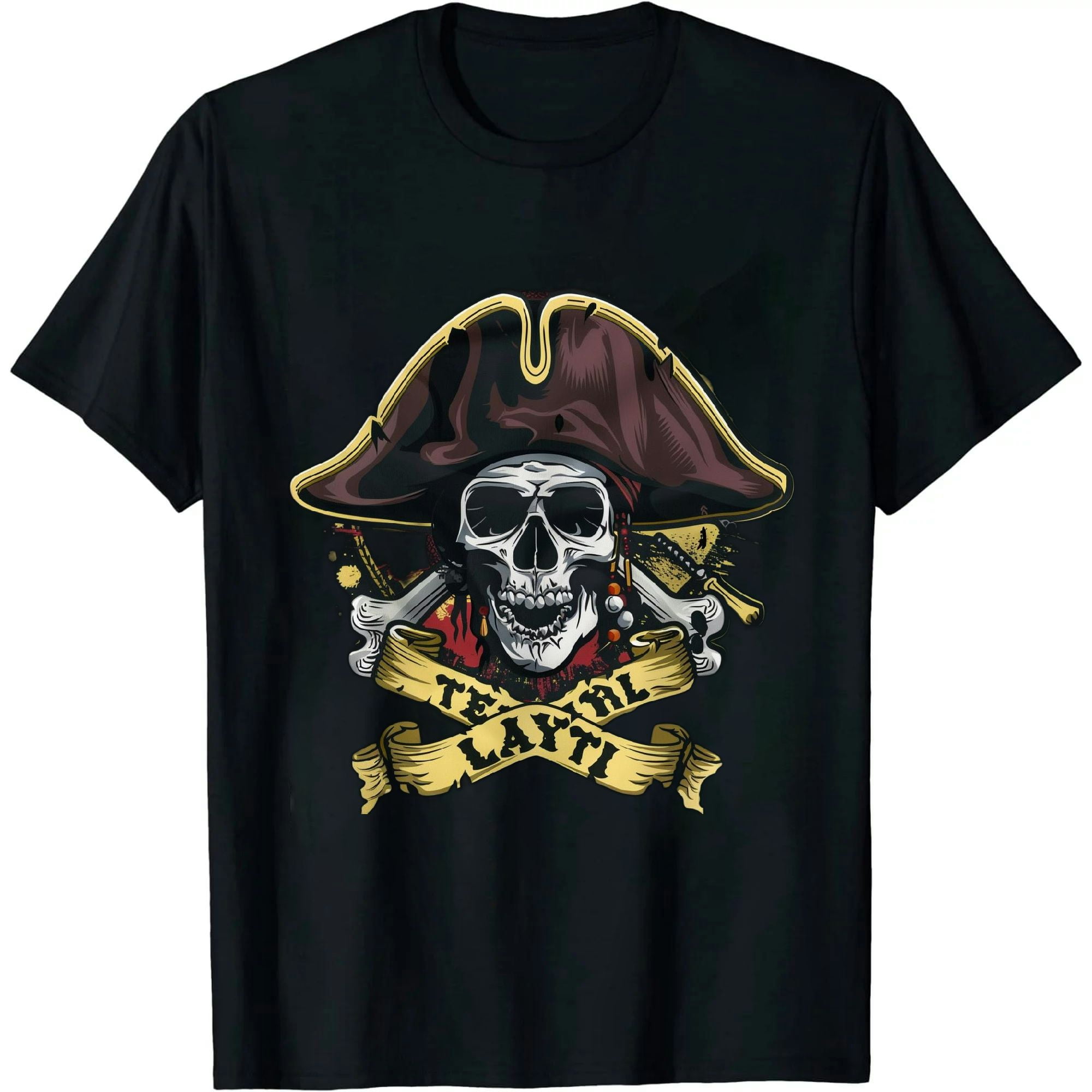 GOSMITH Treasure Hunter Pirate - Metal Detector Gold Coin Chest T-Shirt ...