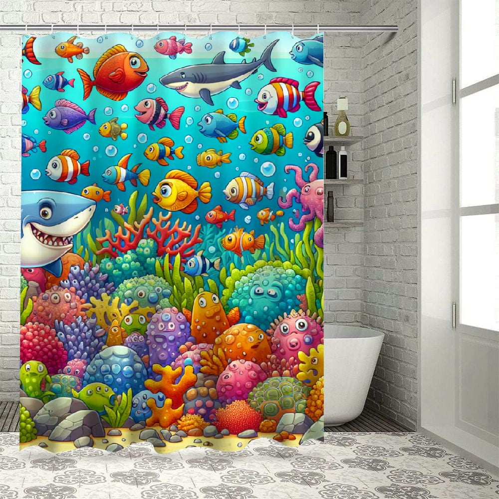 Leisuo Underwater World Cartoon Water Fish Game Landscape Sea Shark ...