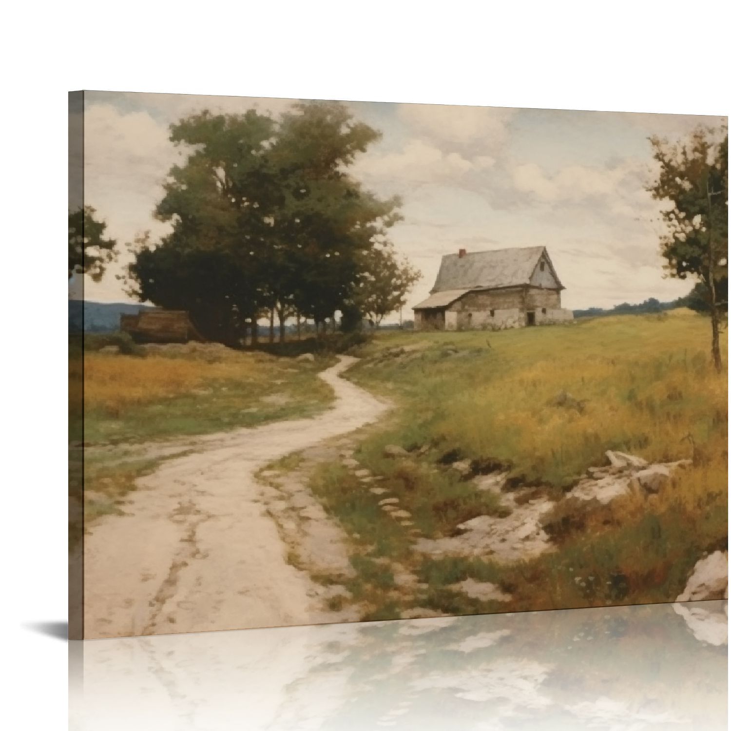 GOSMITH Unframed Canvas Wall Art Room Decor Classical Oil Painting ...