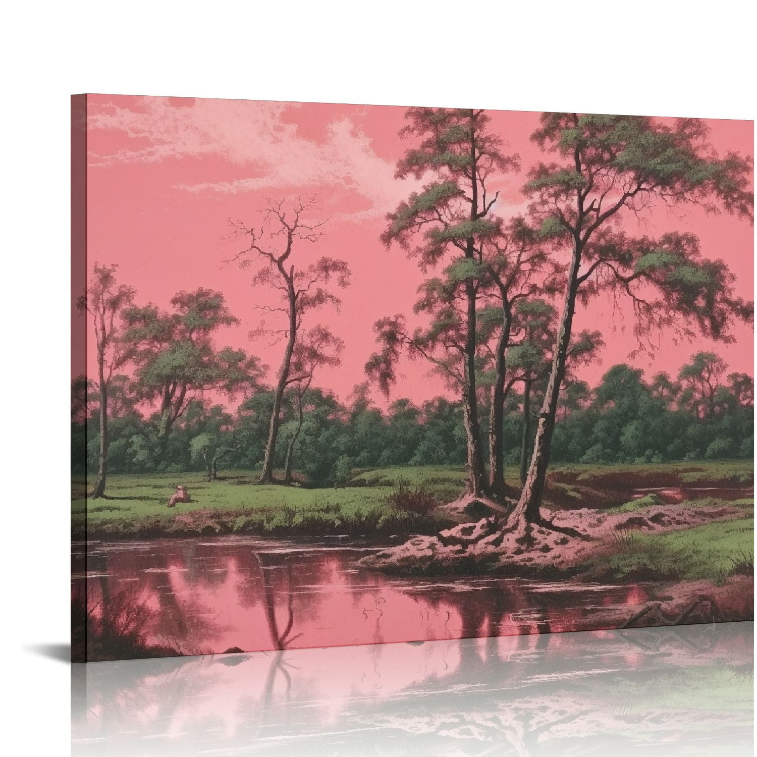 GOSMITH Vintage Dark Academia Surreal Landscape with Moody Eclectic ...