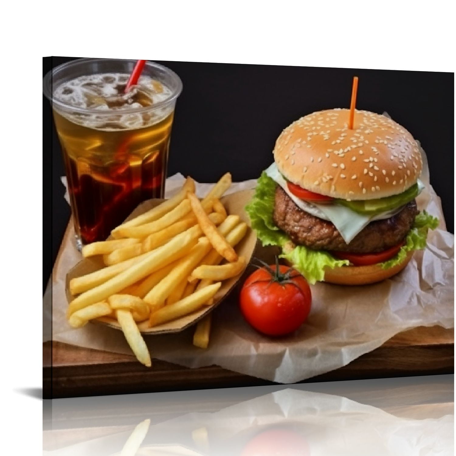 GOSMITH Wall Art Stretched and Framed Canvas Paintings Pictures Prints ...