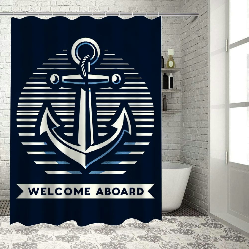 Leisuo Welcome Navy Anchor Decorative Nautical Sailing Farmhouse Decor ...