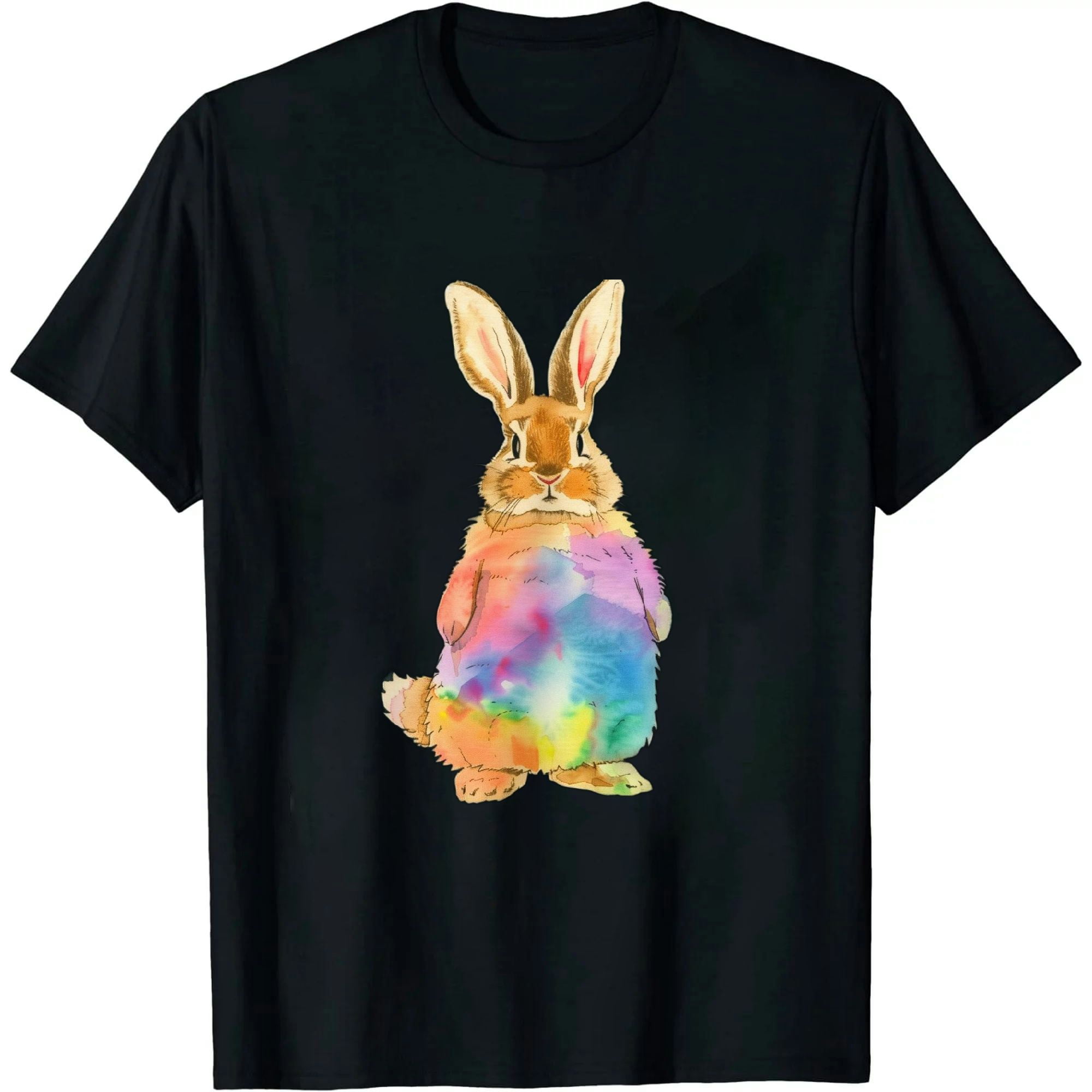 GOSMITH What Tha Fluff Funny Tie Dye Easter Bunny Egg Hunt Adult Pun T ...