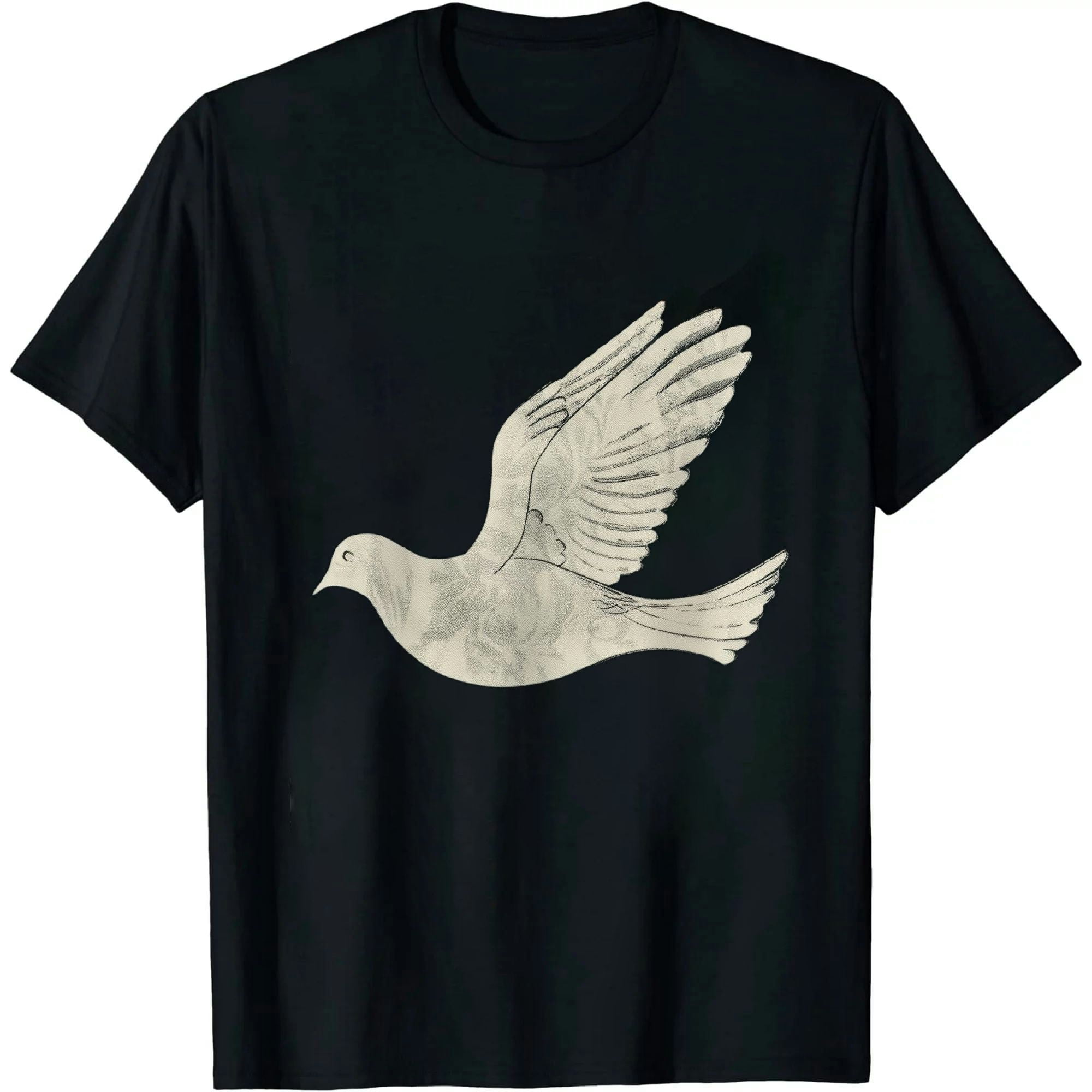 GOSMITH White Dove Peace Symbol Cute Peace Sign Men Women T-Shirt ...