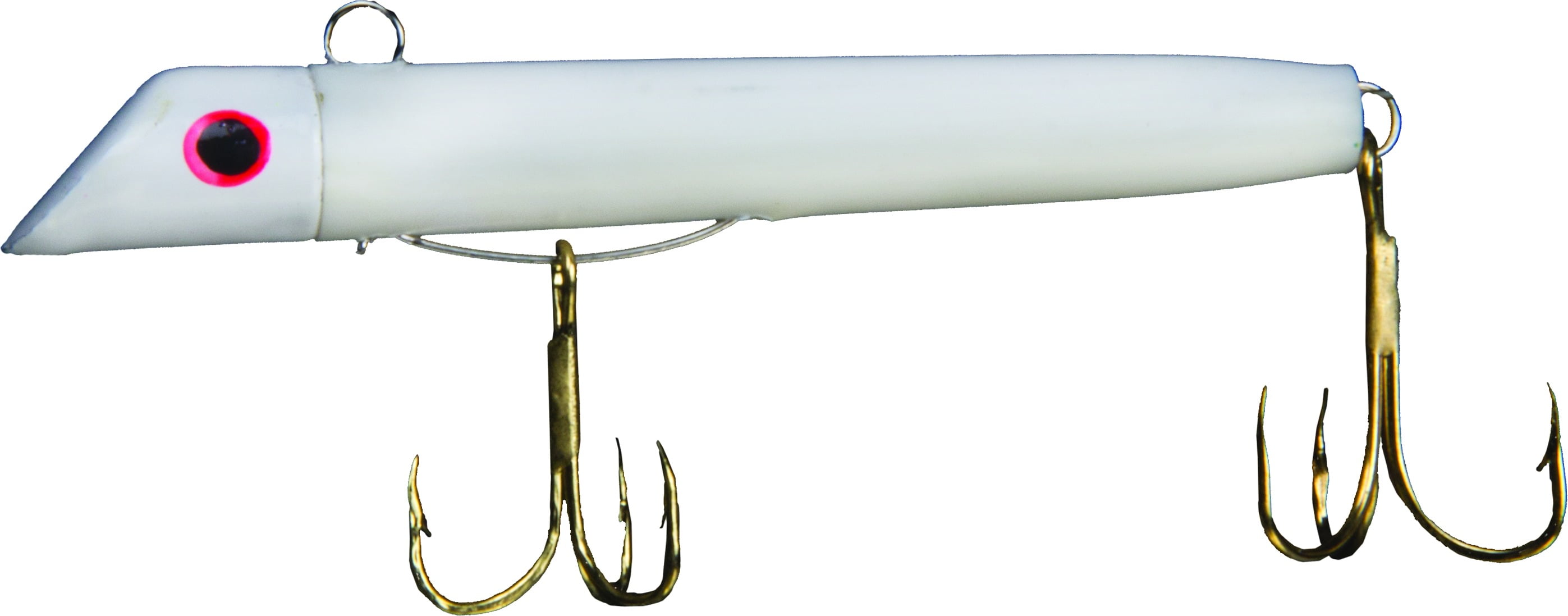 GOT-CHA 100 Series Fishing Plug Lure, White, 3", 1 Ounce - Walmart.com