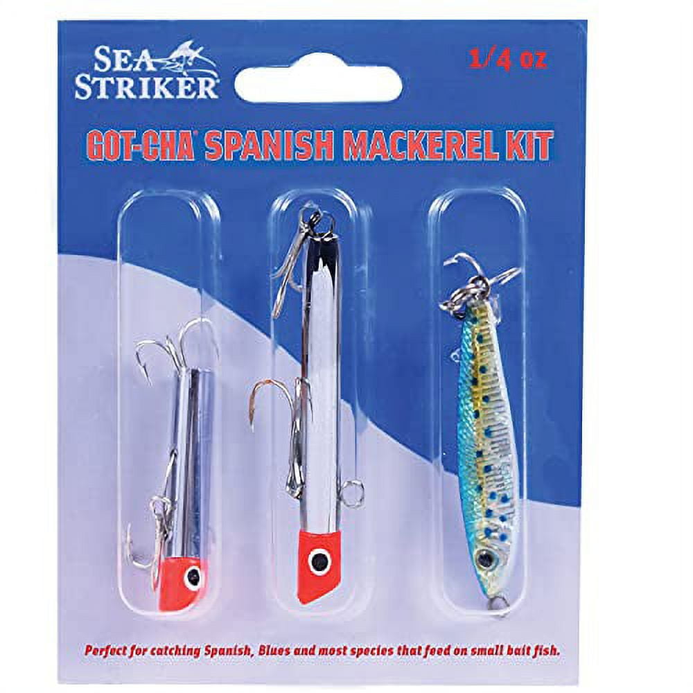 GOT-CHA GSMK Spanish Mackerel Kit G1601 G1001 JF1-BYS, 3-Pack - Walmart.com