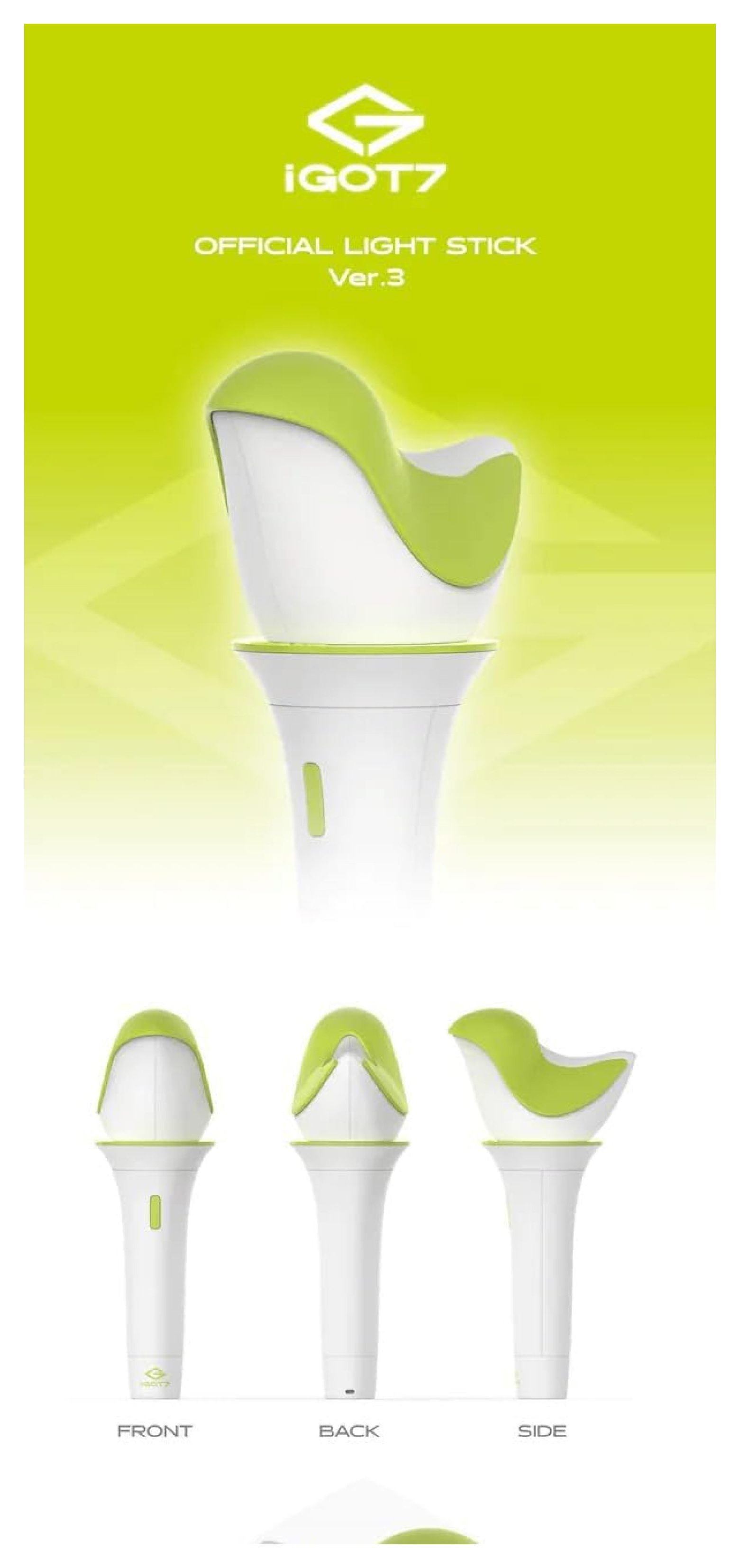 GOT7 Official Light Stick Outbox+Light Stick+Strap+Manual+Tracking ...