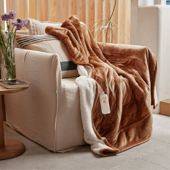 Heated Blanket Electric Throw, 50" x 60" Heating with 5 Levels & 10 ...