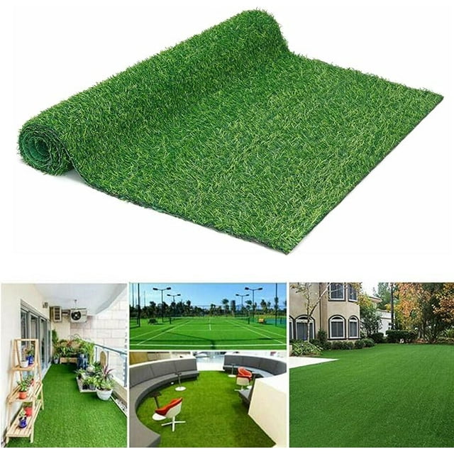 Gotgelif Artificial Grass Turf 164x164ft Synthetic Lawn Mat For Deck