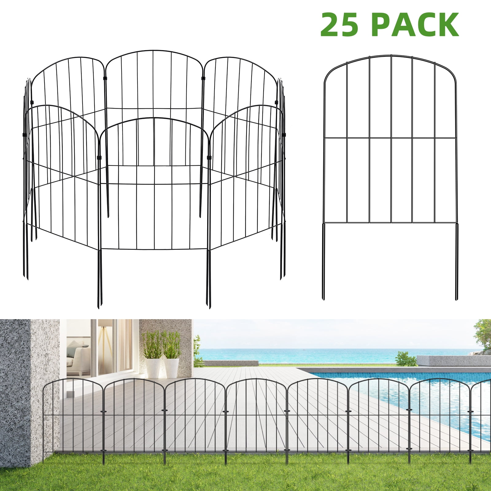 Wrought Iron Panel Fence