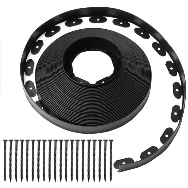 GOTGELIF Landscape Edging 2inch Tall, 40/100ft No-Dig Landscape Edging ...