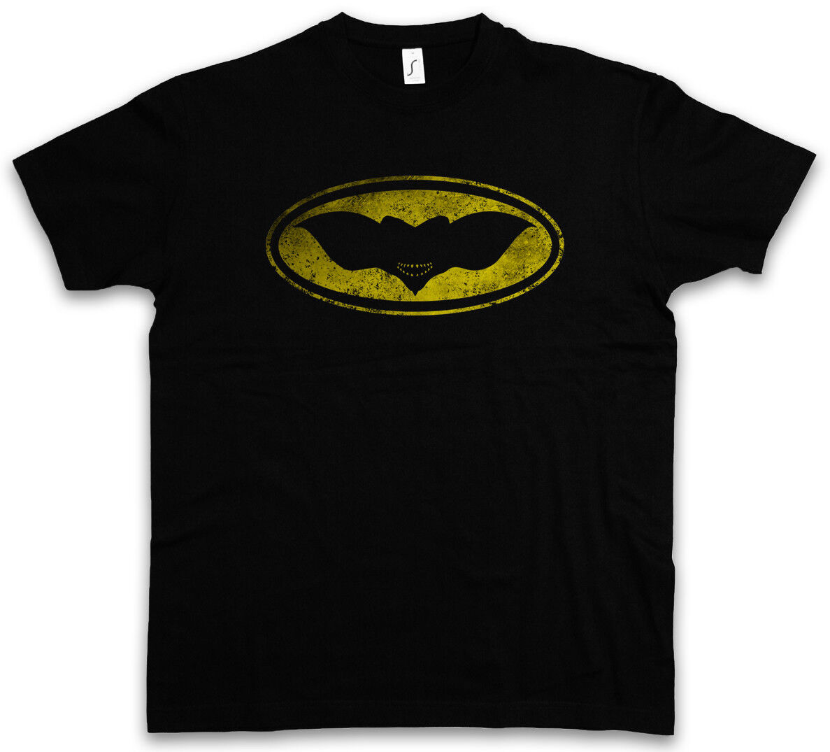GOTHAM GREMLIN T-SHIRT Batman Gremlins Sign Logo Bat Symbol Gotham Fun ...