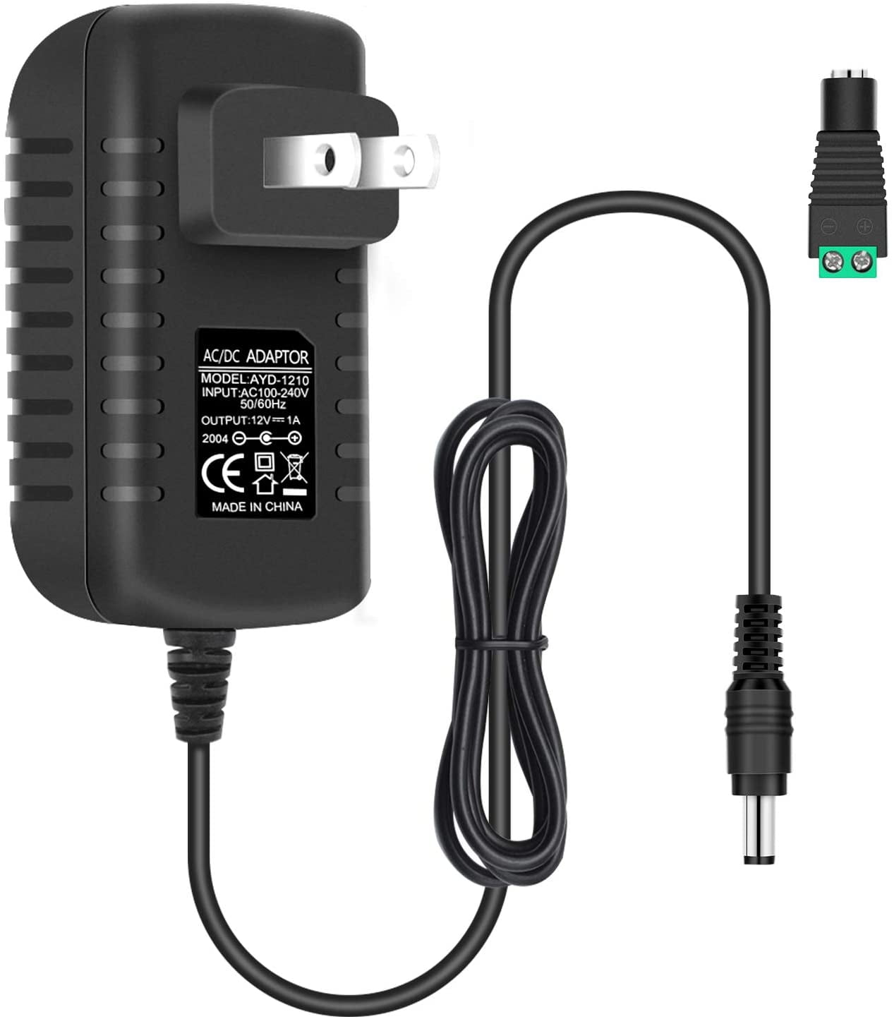 GOTHICANA BY EMP12V Power Supply, 12 Volt 1A 12W Dc Power Supply, Black ...