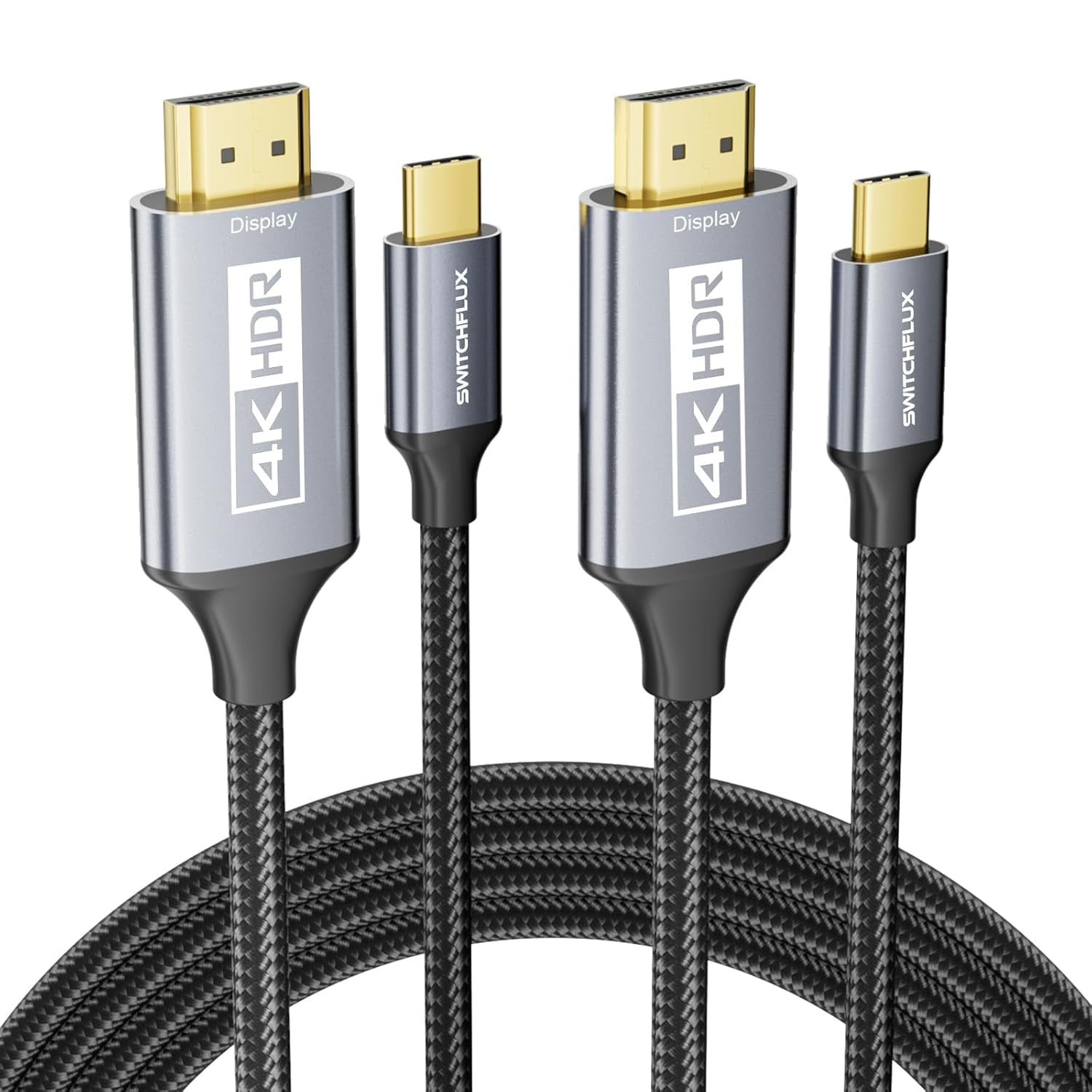 GOTHICANA BY EMP2 Pack Usb-C To Hdmi Cable 6Ft [4K@60Hz] High-Speed Usb ...