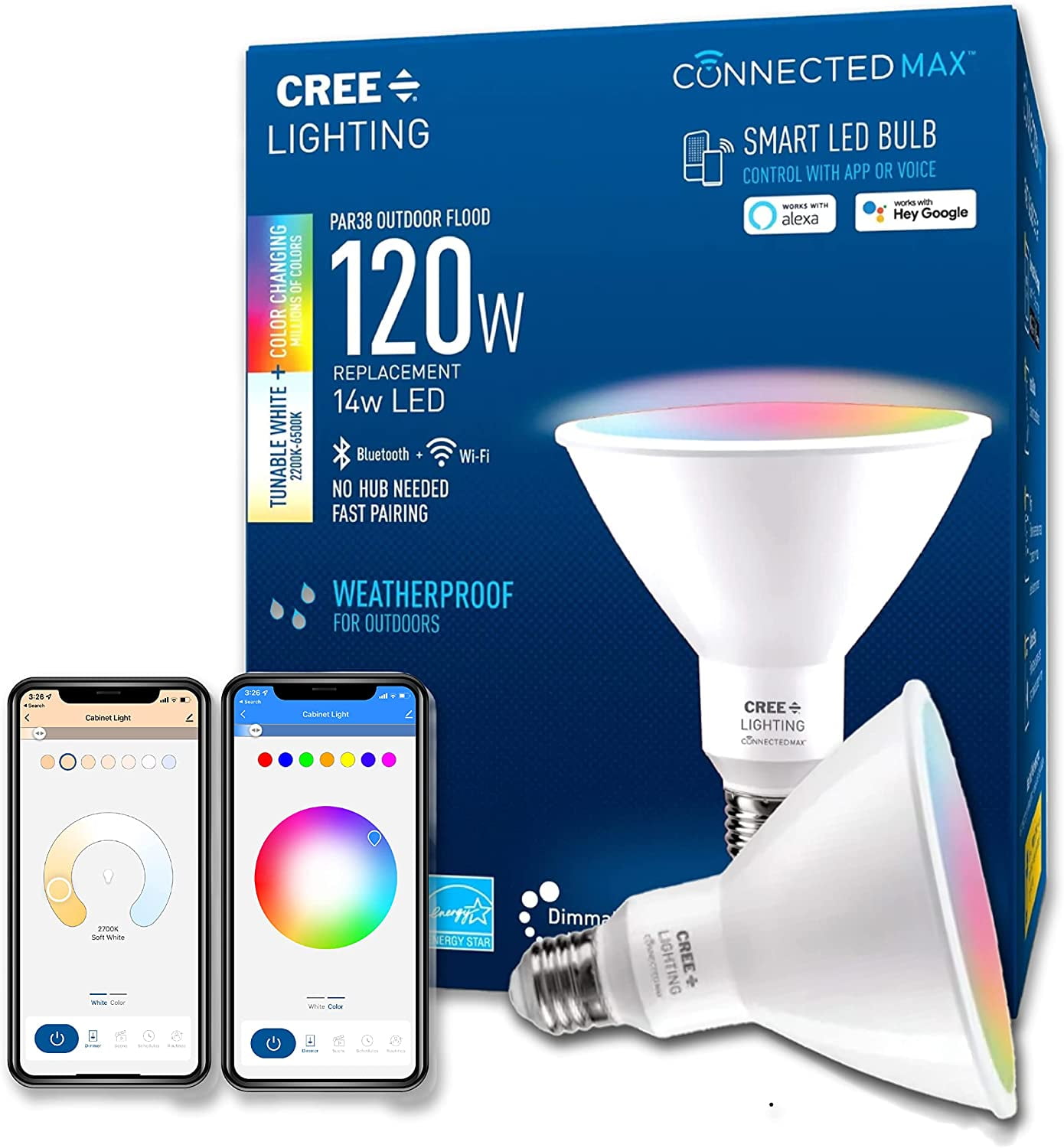 GOTHICANA BY EMPConnected Max Smart Led Bulb Par38 Outdoor Flood ...