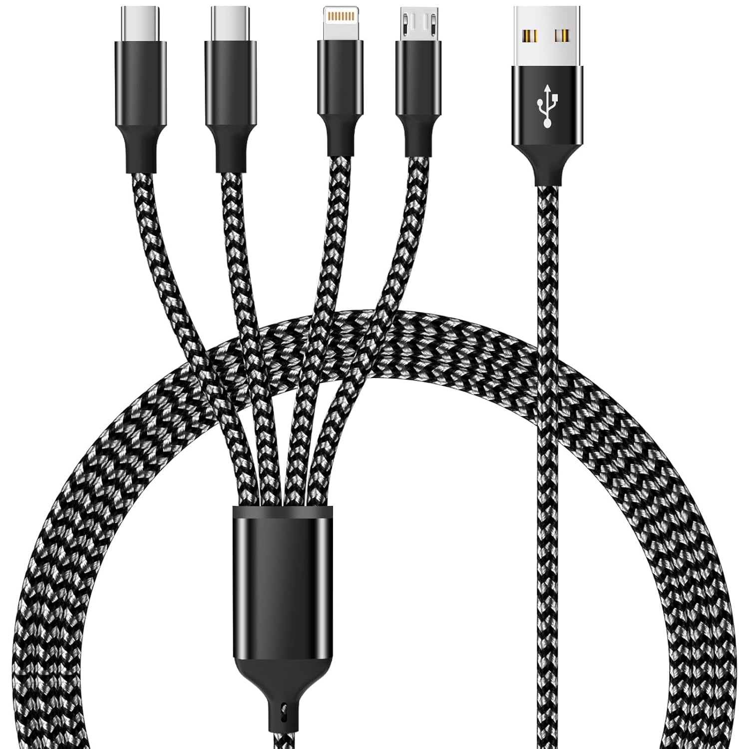 GOTHICANA BY EMPMulti Charging Cable,Dual Type-C Multiple Charger Cable ...