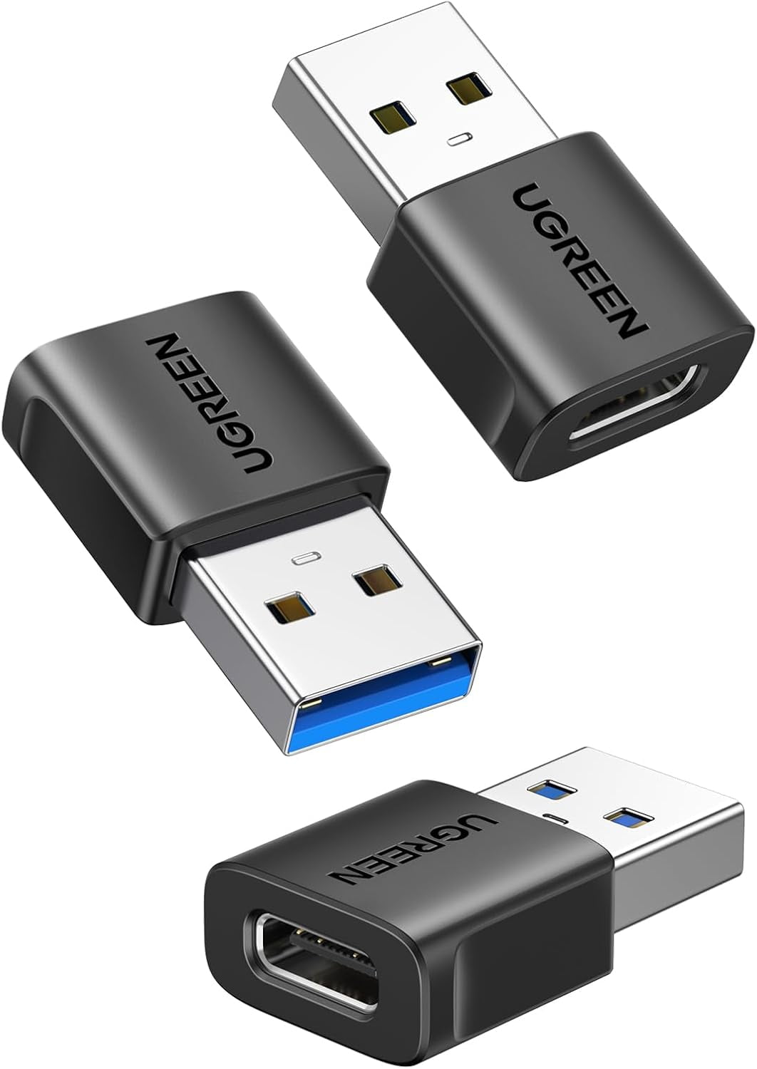 GOTHICANA BY EMPUsb To Usb C Adapter 3Pack, 10Gbps Usbc Female To Usba ...