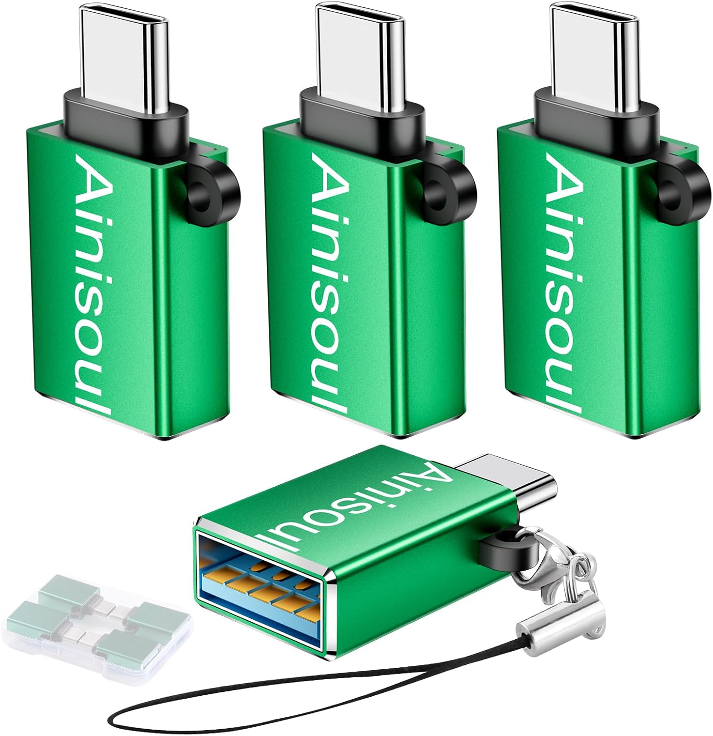 GOTHICANA BY EMPUsb To Usb C Adapter 4 Pack,Usb-C To Usb Adapter,Type C Male To Usb Female Otg ...