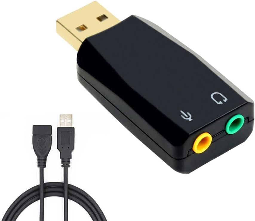 GOTHICANA BY EMPXboxkitten Usb 3.5Mm Stereo Jack Audio Adapter, Usb To Aux Cable, Computer ...