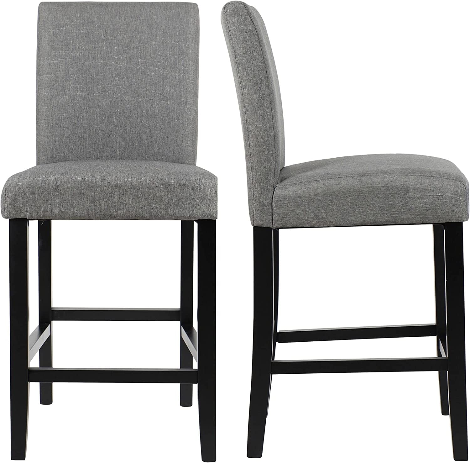 GOTMINSI Counter Height Bar Stool, Classic Upholstered 24 Inches ...