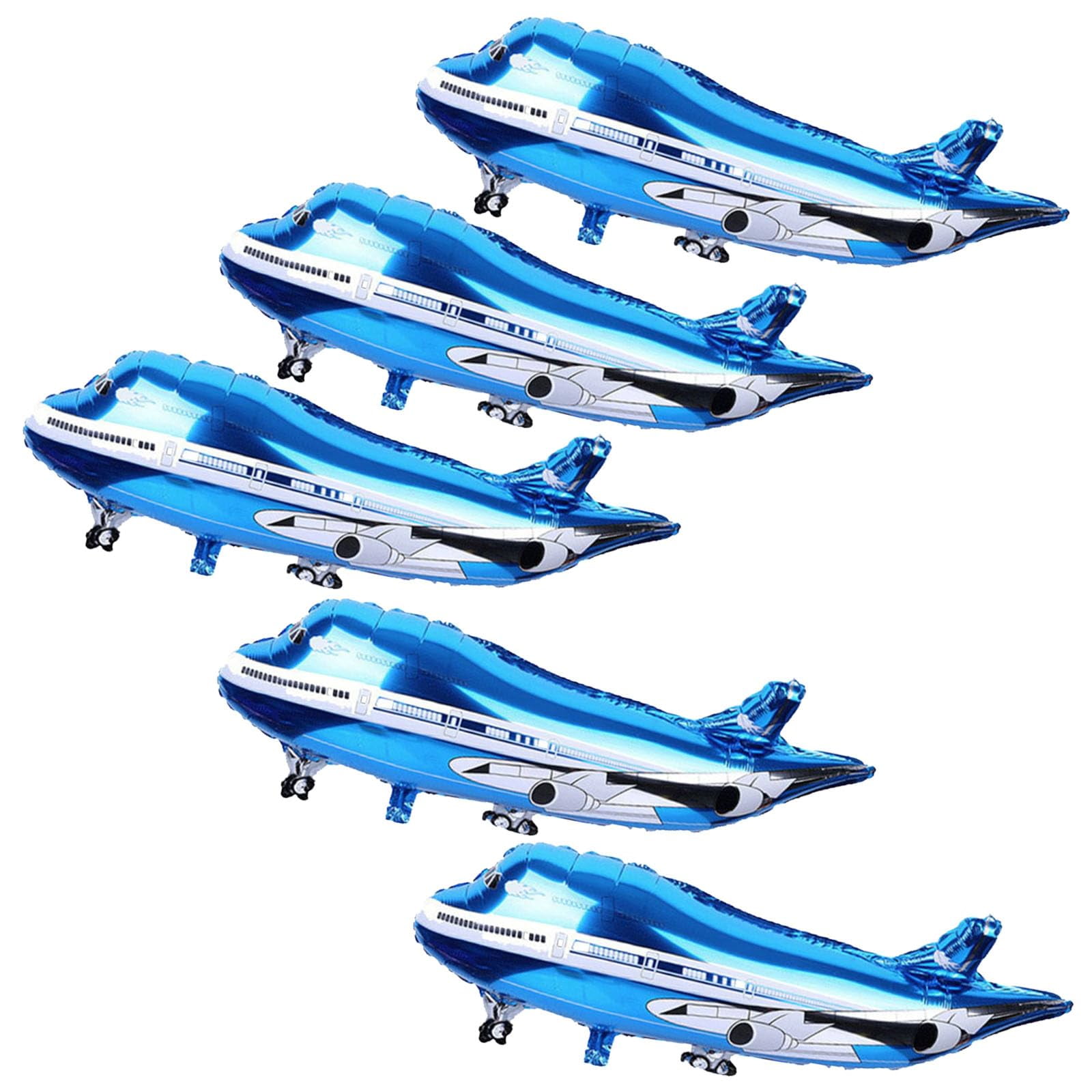 GOTPASS Airplane Balloons Passenger Plane Foil Mylar Balloons for Baby ...