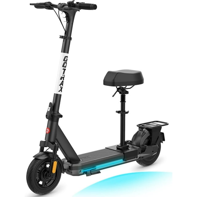 GOTRAX Eclipse Ultra Peak 750W Adult Electric Scooter with Seat, 10 ...