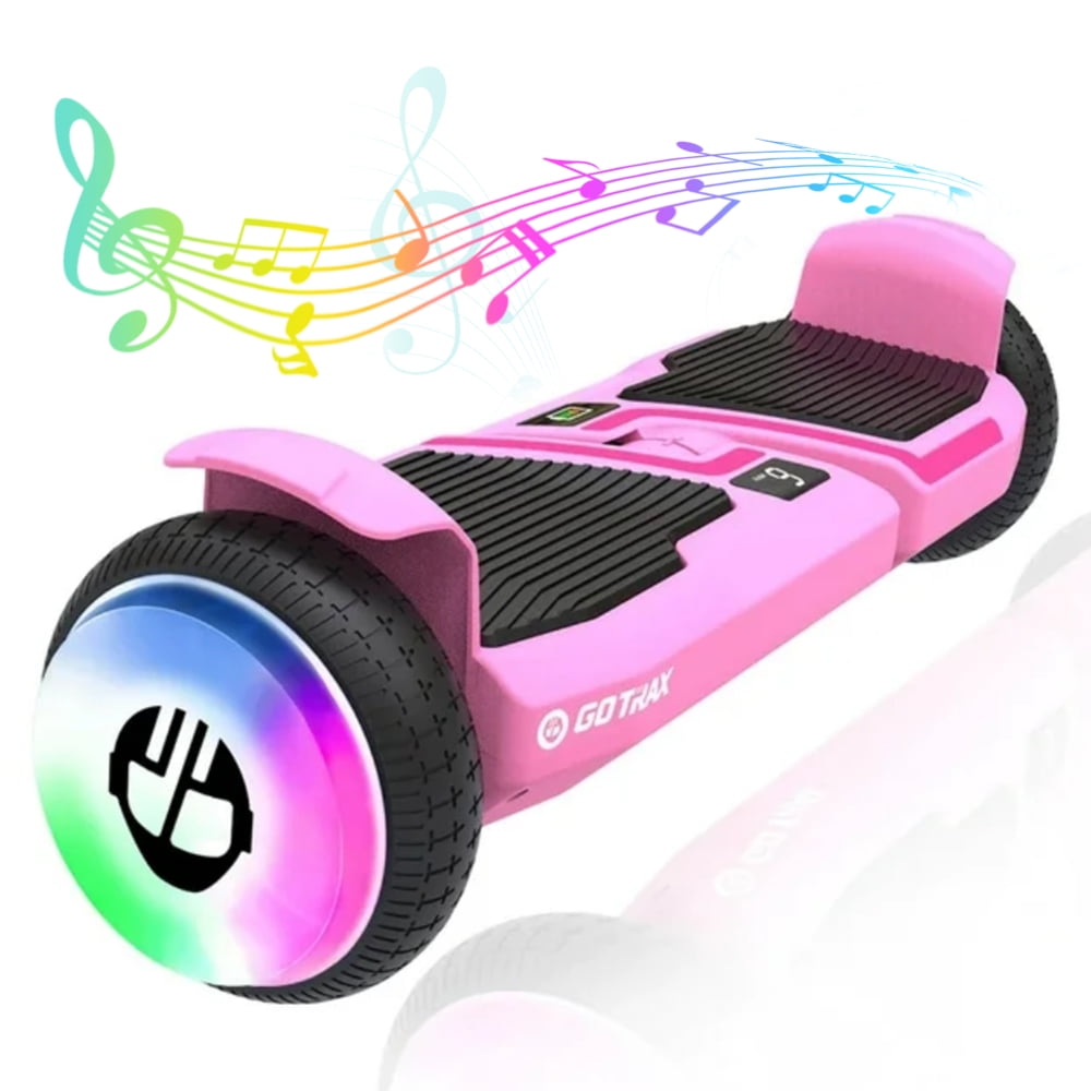 GOTRAX MARS Kids Hoverboard, 6.5" Wheels, Music Speaker, LED Lights ...