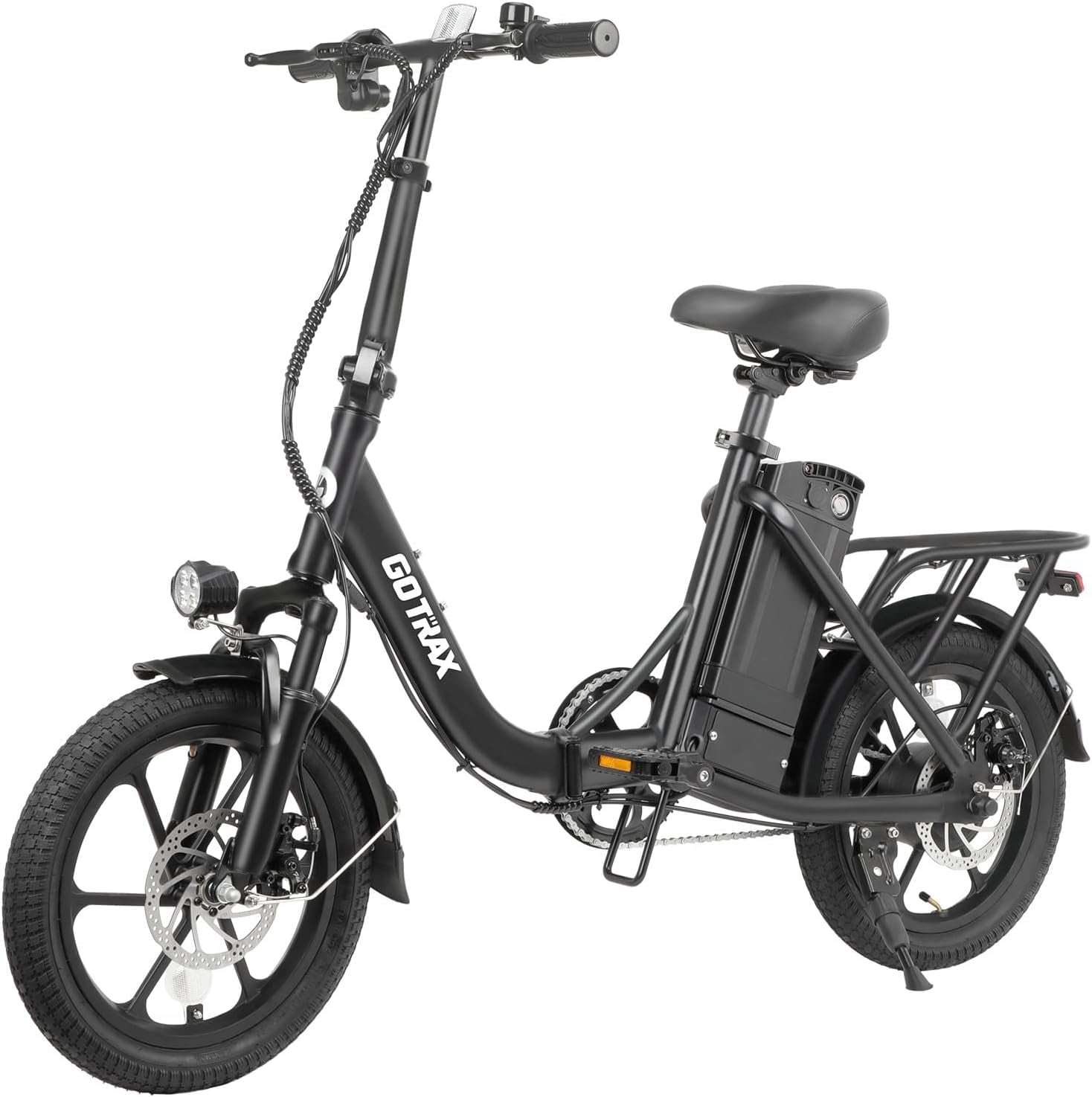 GOTRAX NEPHELE 16" Electric Bike for Adults, 350W/36V/ 15.5Mph & 25Mile Commuting Folding Adult ...