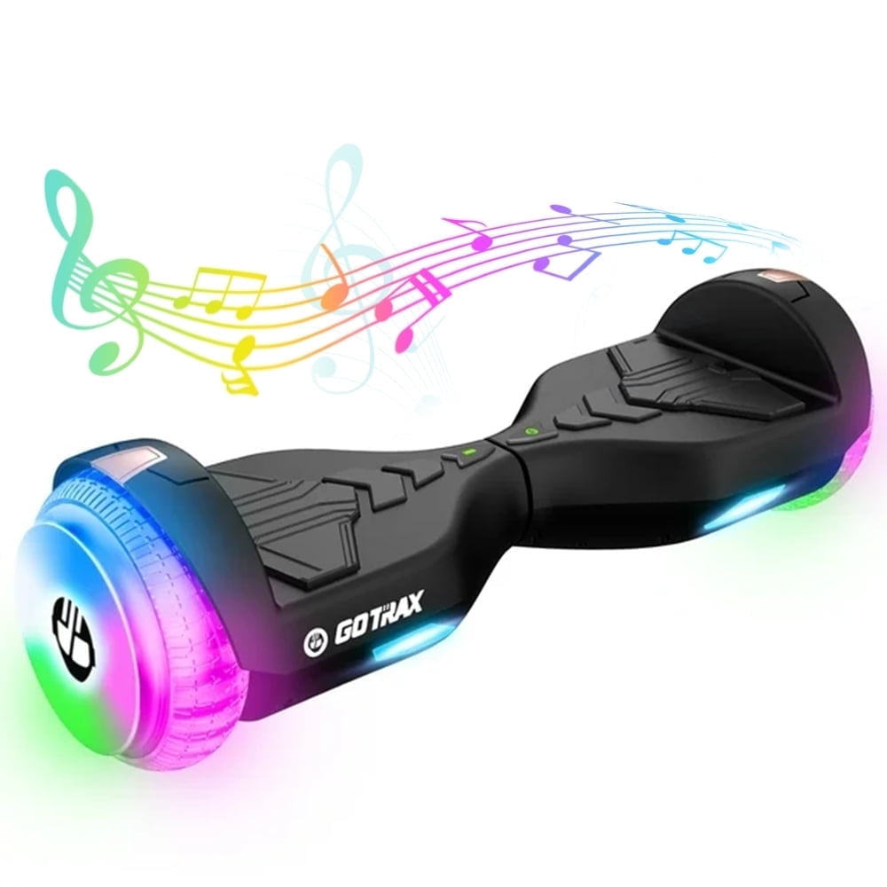 GOTRAX Pulse Max Hoverboard for Kids Ages 6+, Bluetooth Speaker, LED ...