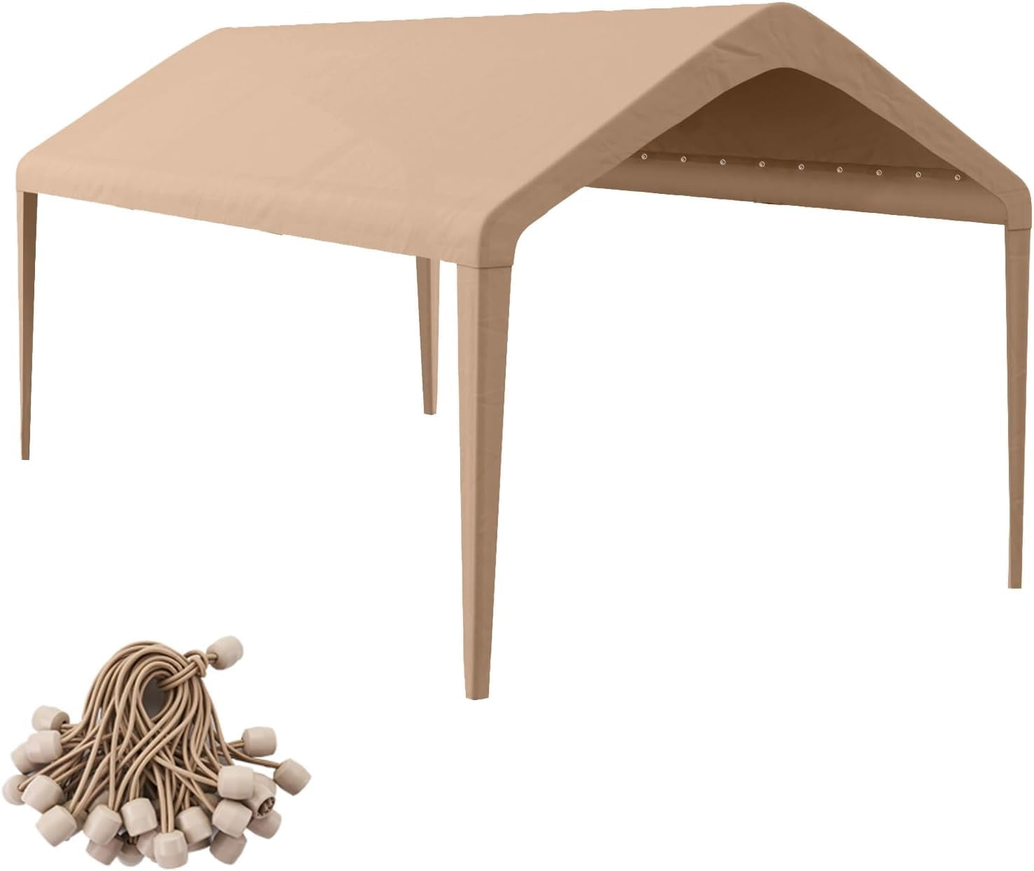 GOTRUTH Canopy Replacement Cover, Carport Replacement Canopy, 800D ...
