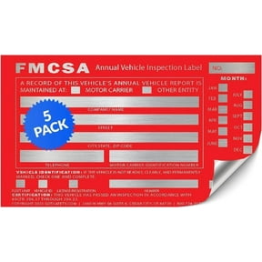 Dot Inspection Sticker