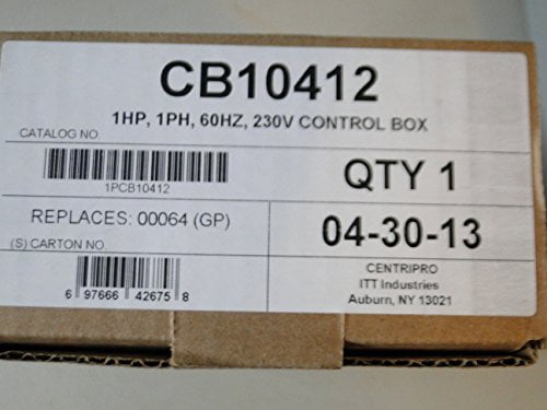 GOULDS CentriPro 1 HP 230V CONTROL BOX SUBMERSIBLE WATER WELL PUMP ...