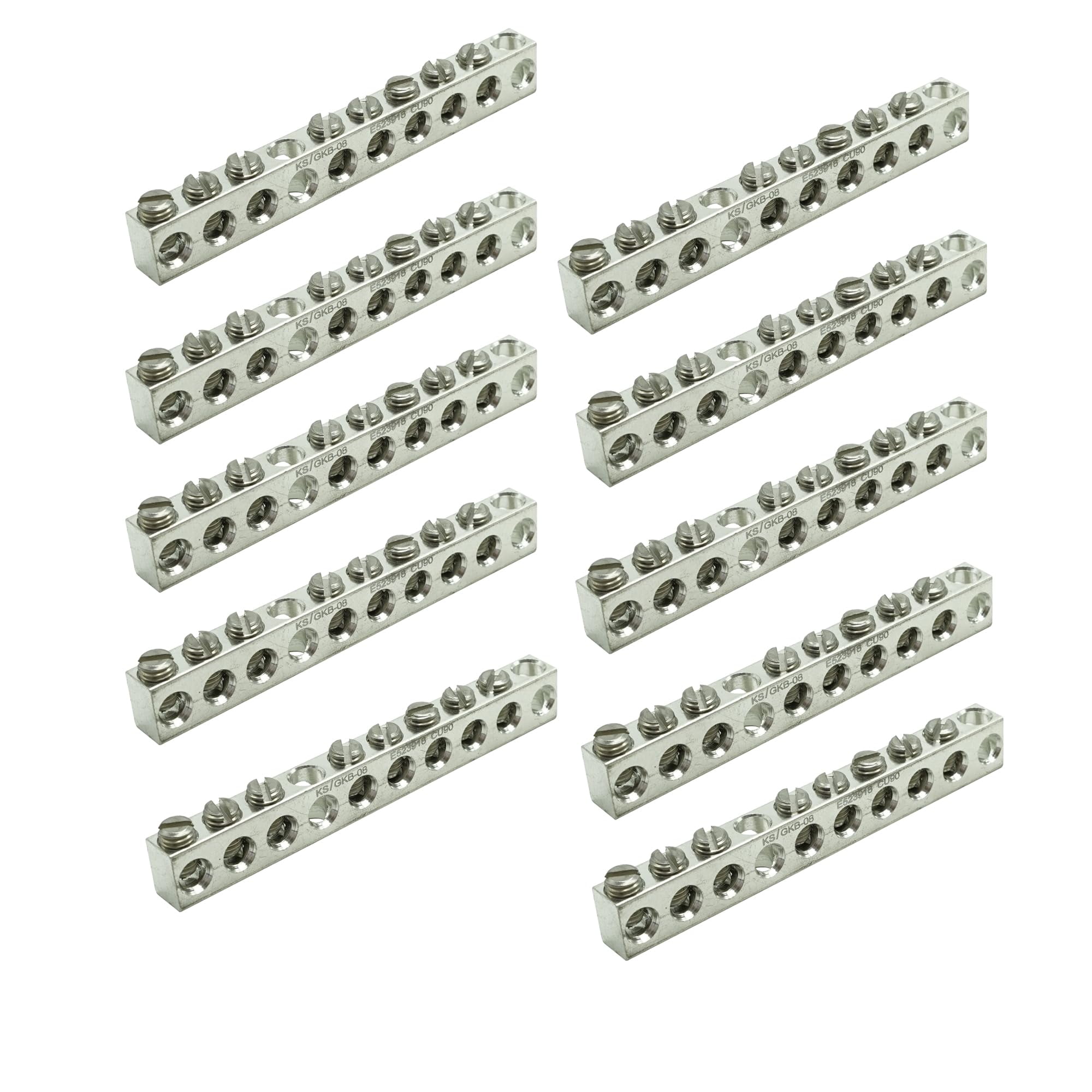 GOUNENGNAIL-UL Certified 8 Terminal Ground Bar Kit, Max Wire Dia 4AWG (10) C106 - Walmart.com