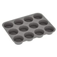 GOURMEO 12-Cup Non-Toxic Silicone Baking Mold - Large Cupcake Maker ...