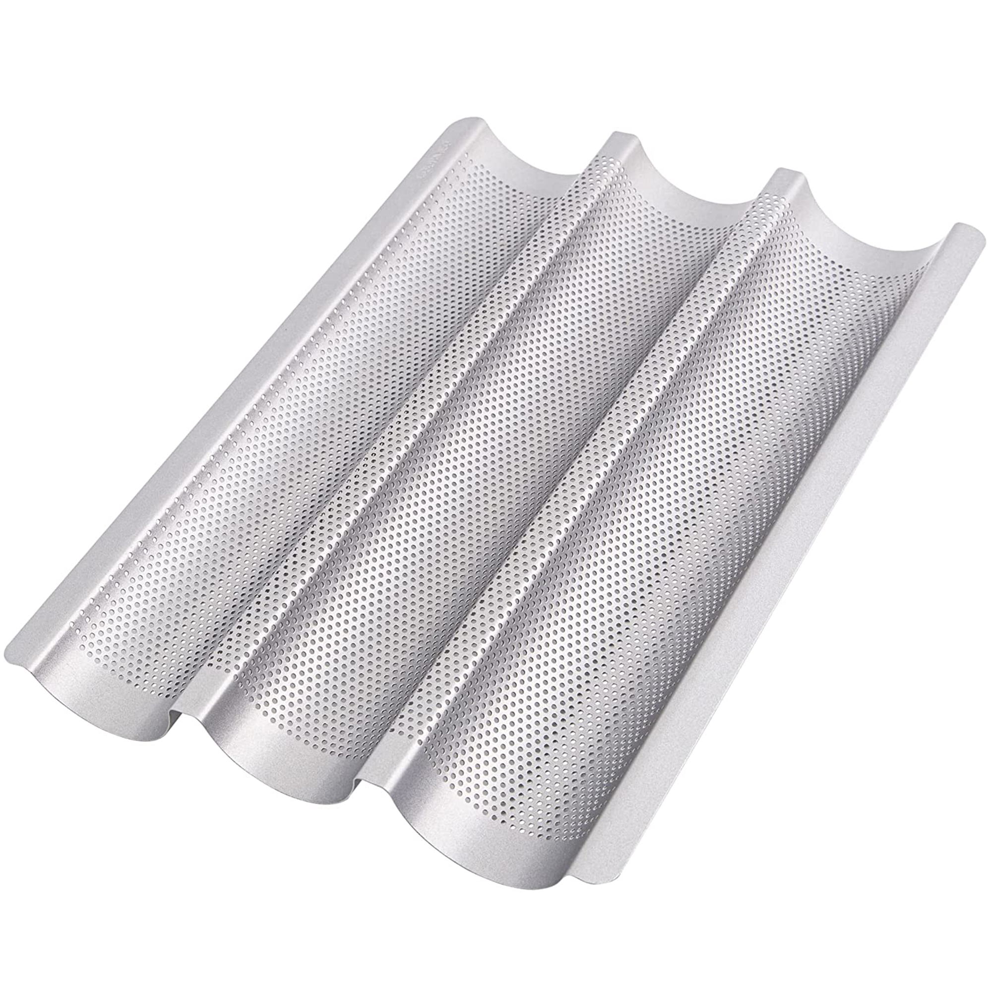 Non Stick 3/2-slot Wave French Bread Pan Baguette Baking Tray Baking ...