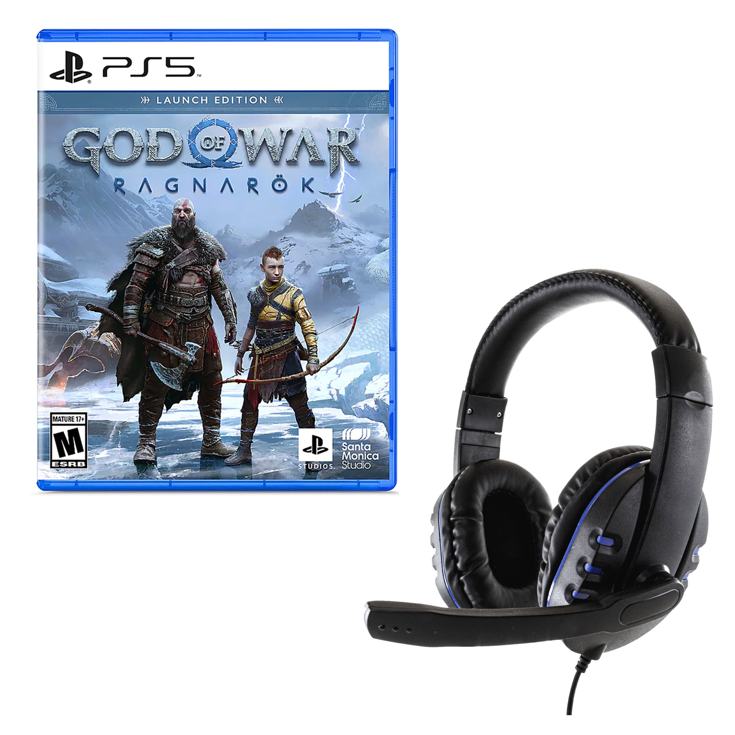 GOW: Ragnarok for PS5 with Universal Headset - Walmart.com