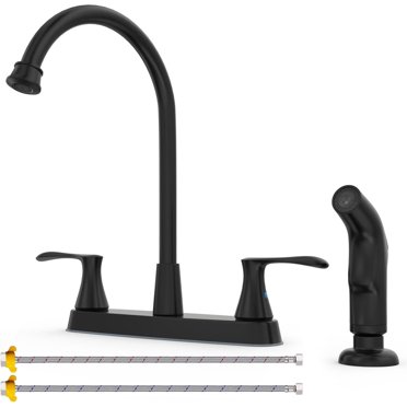WMF-8201ZNL-CP - Hybrid Metal Deck Kitchen Sink Faucet Double Handle ...