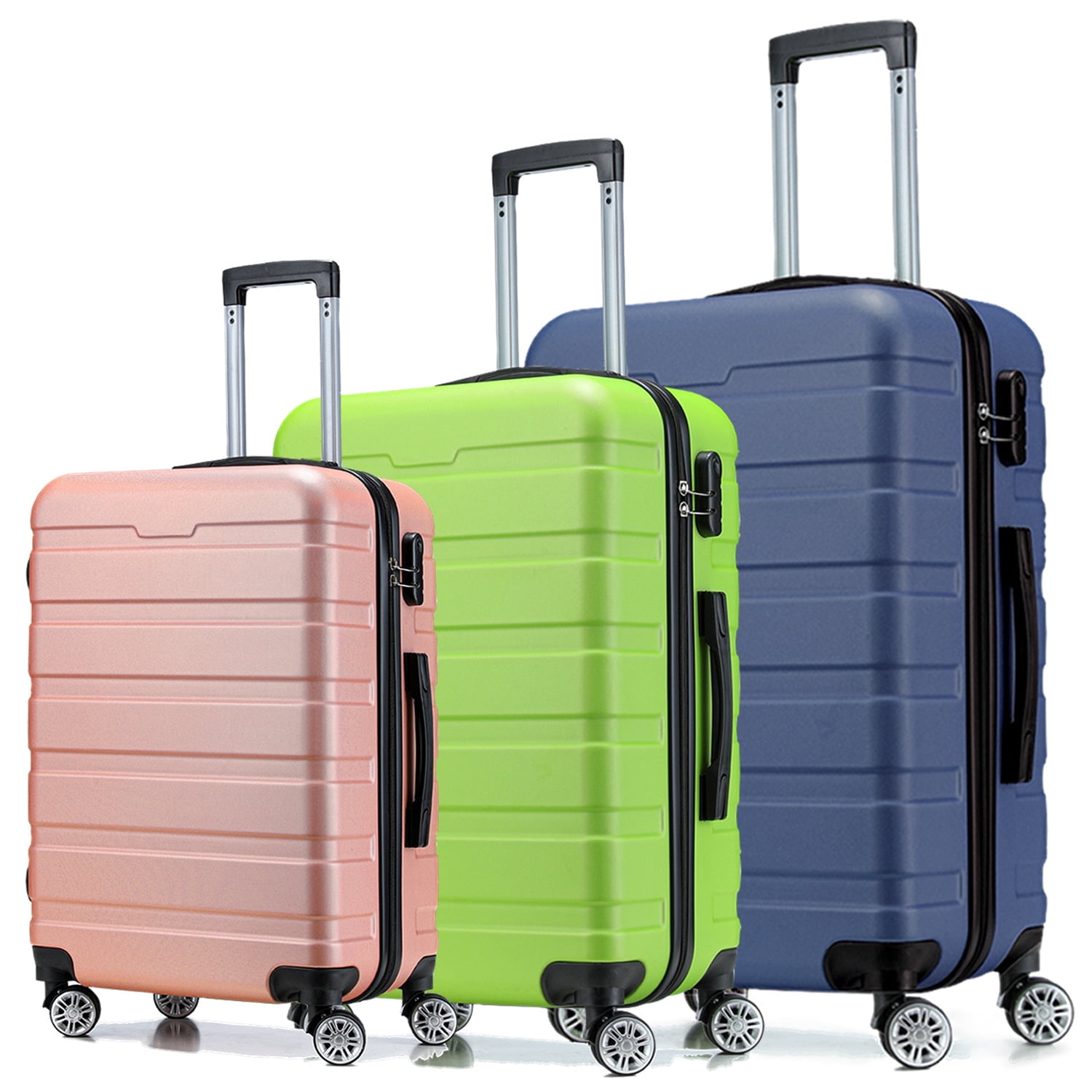 GOWELL Traveler Luggage Hard Side Carry On Suitcase Hardshell ...