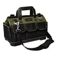 GOXAWEE Waterproof 17-Inch Tool Bag with 16 Pockets Durable Oxford ...