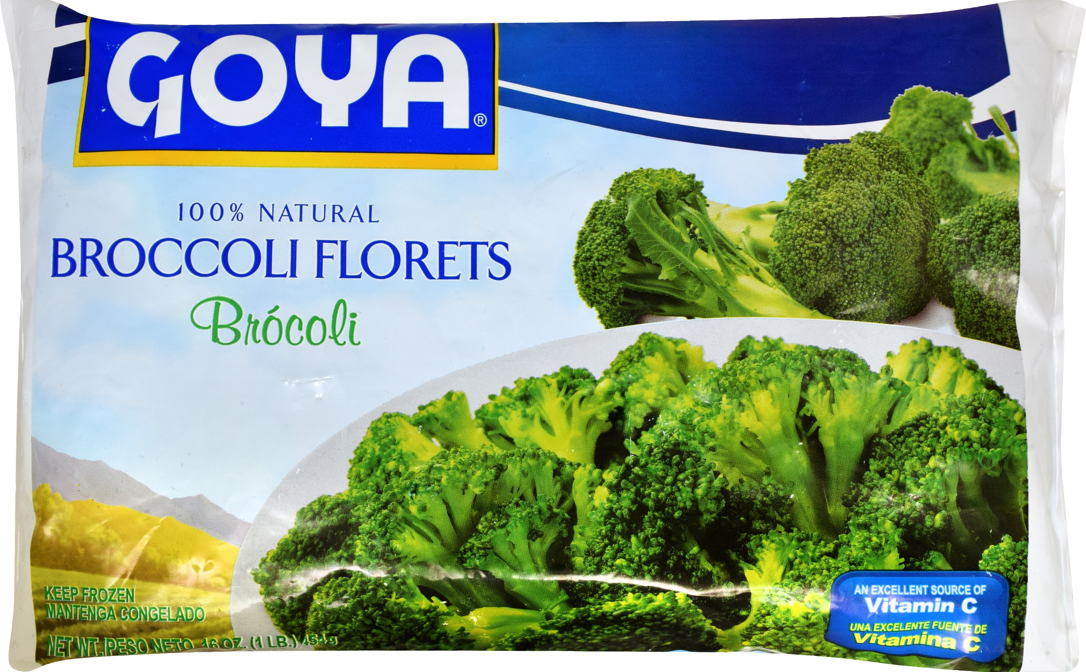 GOYA 100% Natural Frozen Broccoli Florets, 16 oz - Walmart.com