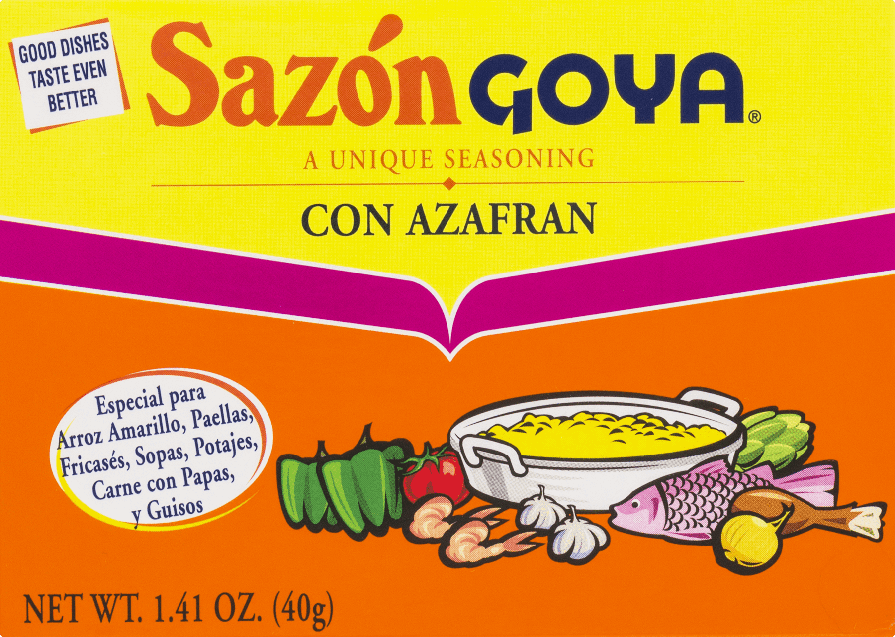GOYA Sazon Azafran Seasoning 1PACK - Walmart Business Supplies