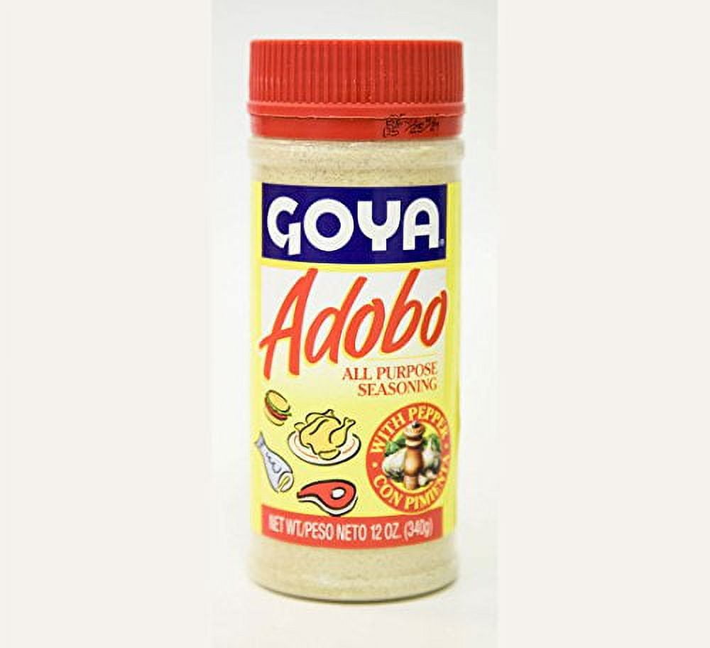 GOYA Adobo All-Purpose Seasoning with Pepper, Savory Blend for Beef ...
