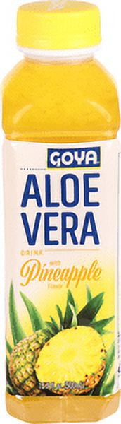 GOYA Aloe Vera Juice Drink with Tropical Pineapple Flavor, Perfect for ...