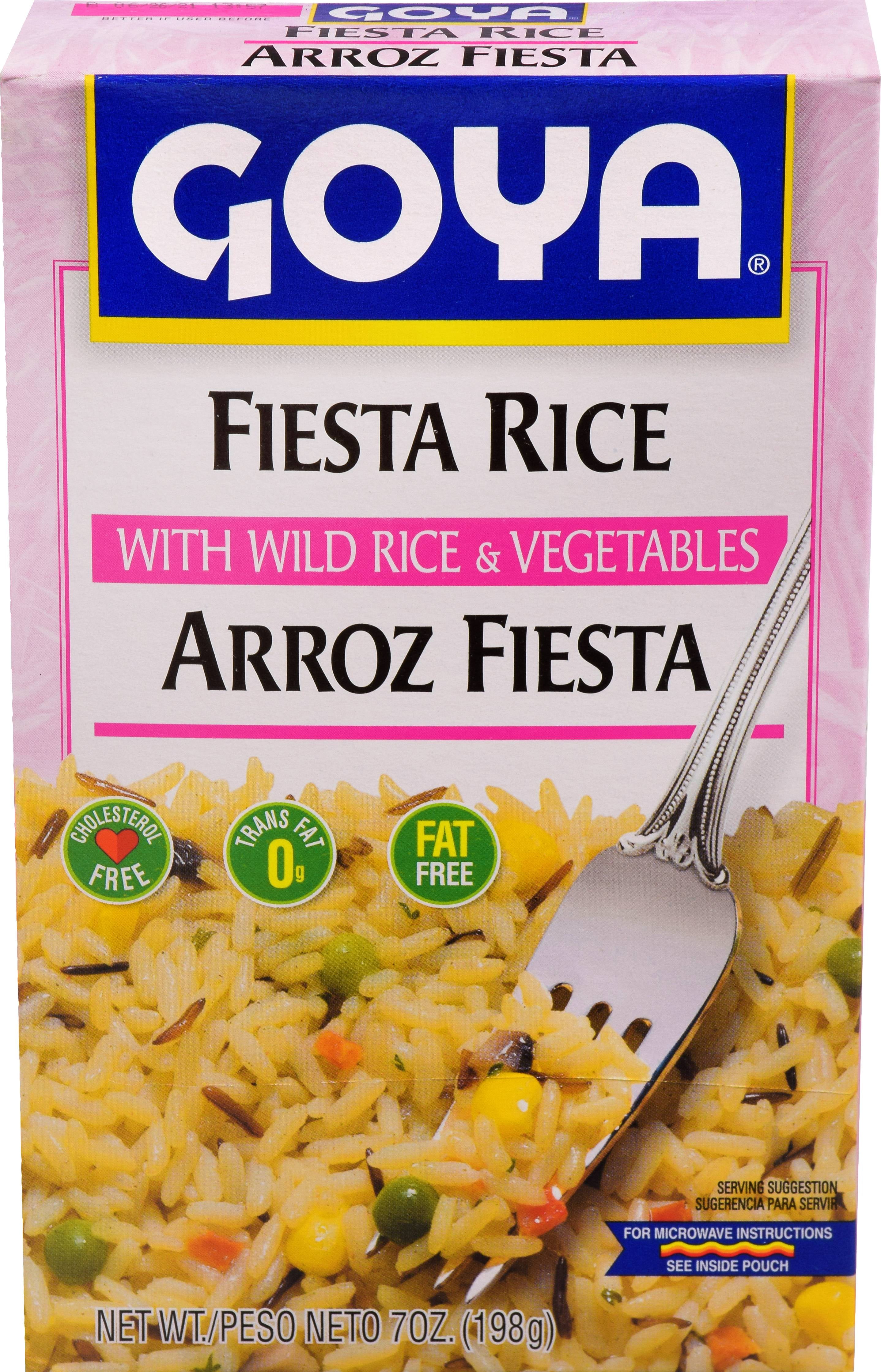 GOYA Fiesta Rice With Wild Rice & Vegetables 7 Oz - Walmart.com