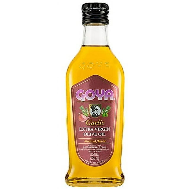 GOYA Garlic Extra Virgin Olive Oil 8.5 fl Oz - Walmart.com
