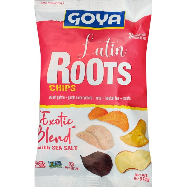 GOYA Latin Roots Chips Exotic Blend with Sea Salt, 6 Oz - Walmart.com