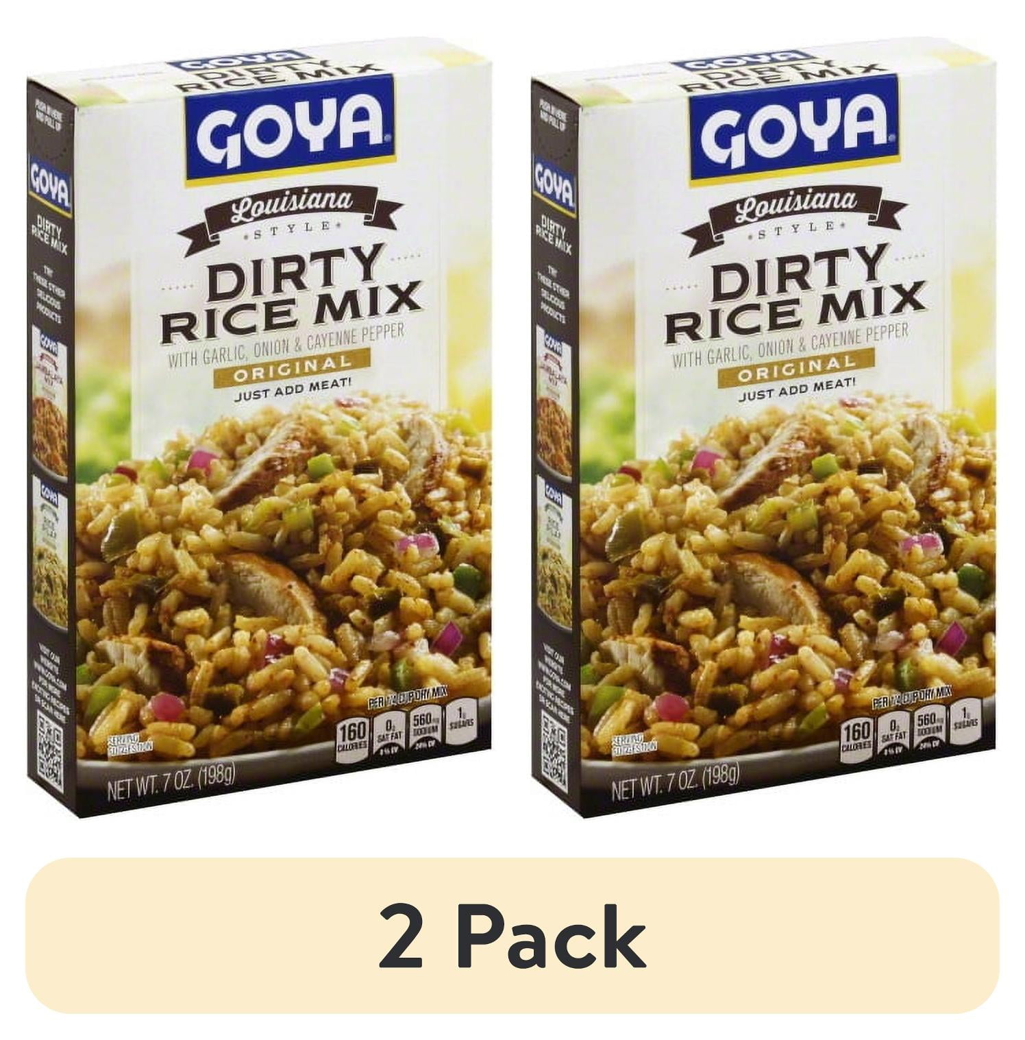 (2 pack) GOYA Louisiana Style Dirty Rice Mix Original 7 Oz - Walmart.com