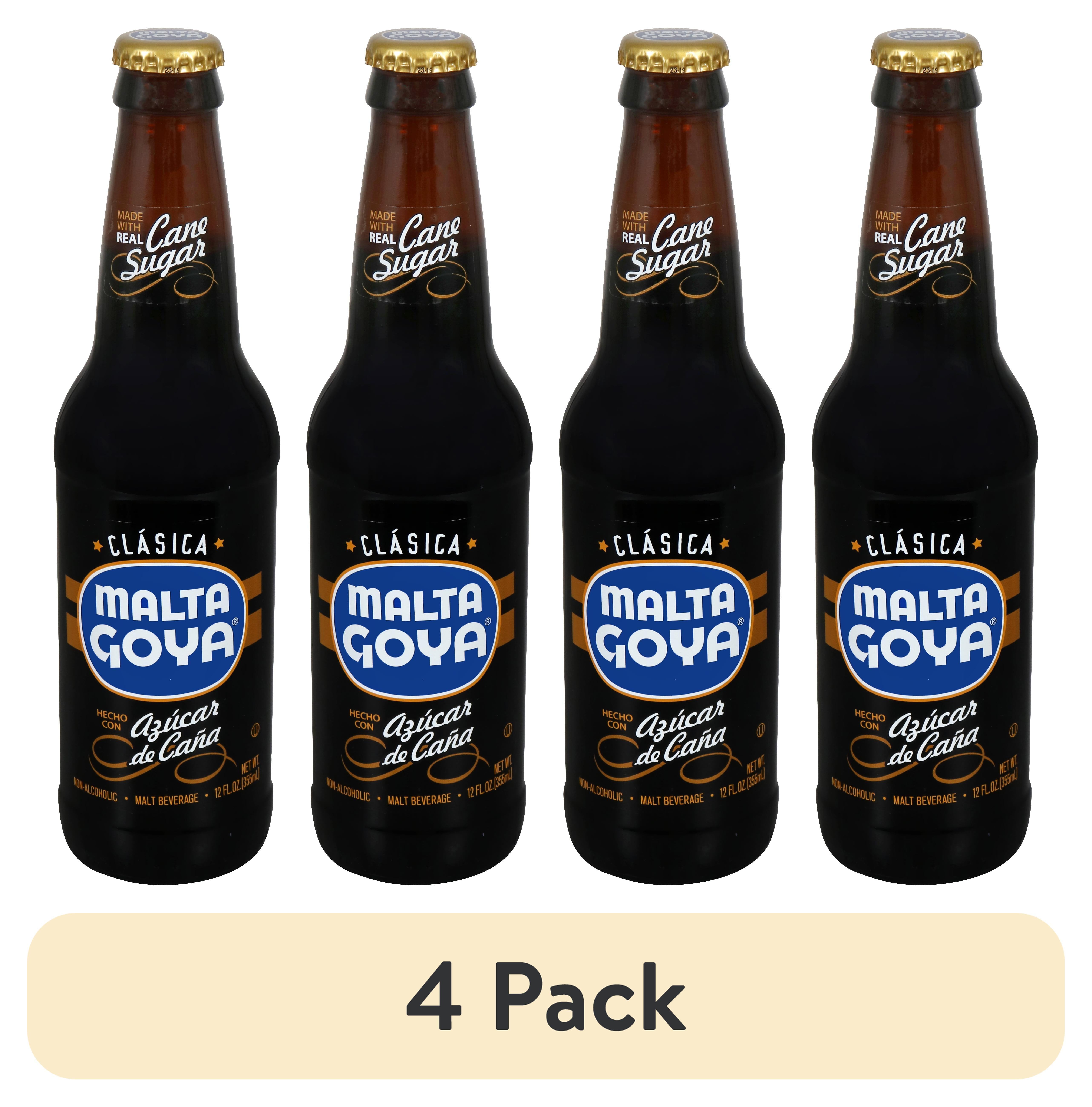 (4 pack) GOYA Malta Clasica With Cane Sugar 12 Fl. Oz - Walmart.com