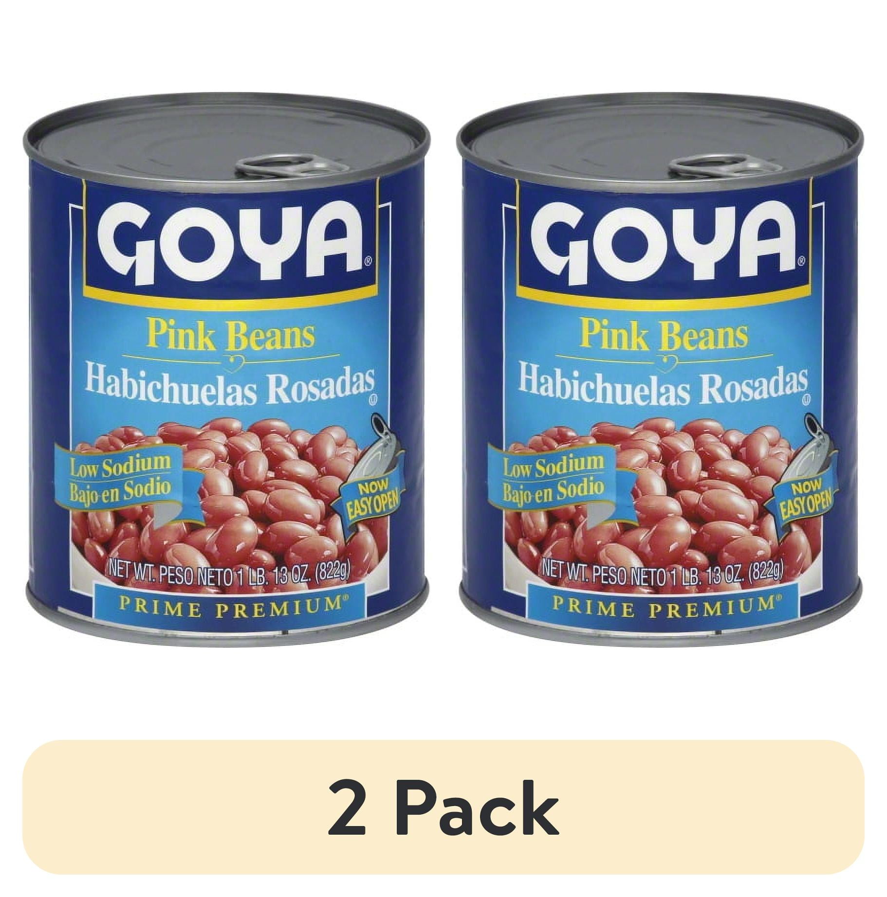 (2 pack) GOYA Pink Beans Low Sodium 29 Oz - Walmart.com